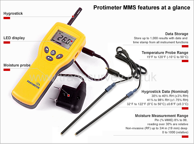 Protimeter MMS Moisture Meter | Protimeter Moisture & Damp Meters UK ...